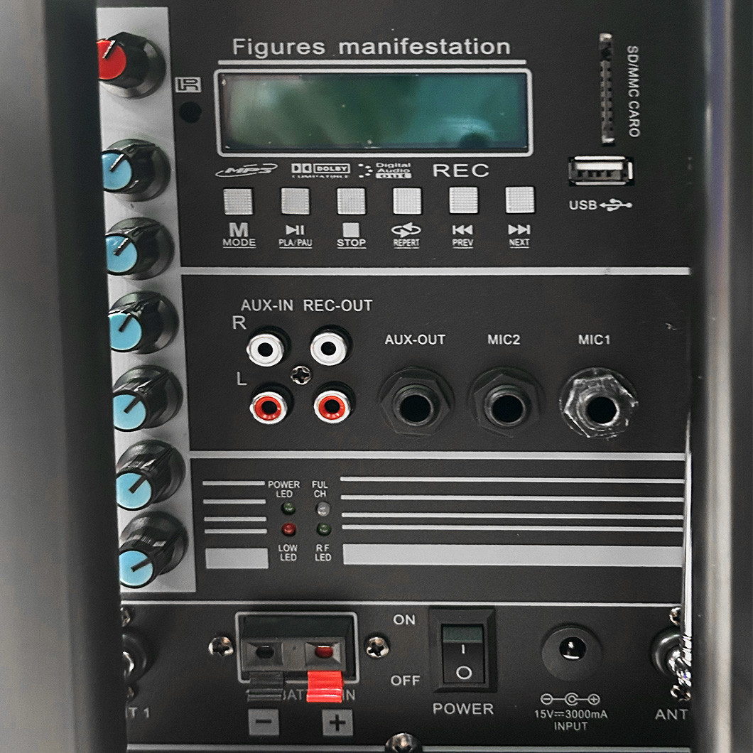 PEVY TL-1012L Multi Media System w/ 2 Microphones